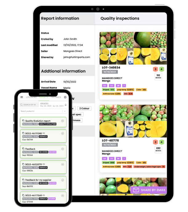 Fresh produce quality control - Agrinorm QC App